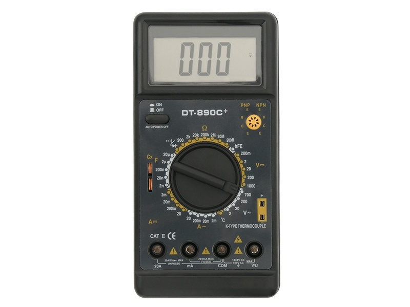 Miernik napiecia 890C+JTW (M890C) z czujnikiem temperatury :: PERFEKT ...