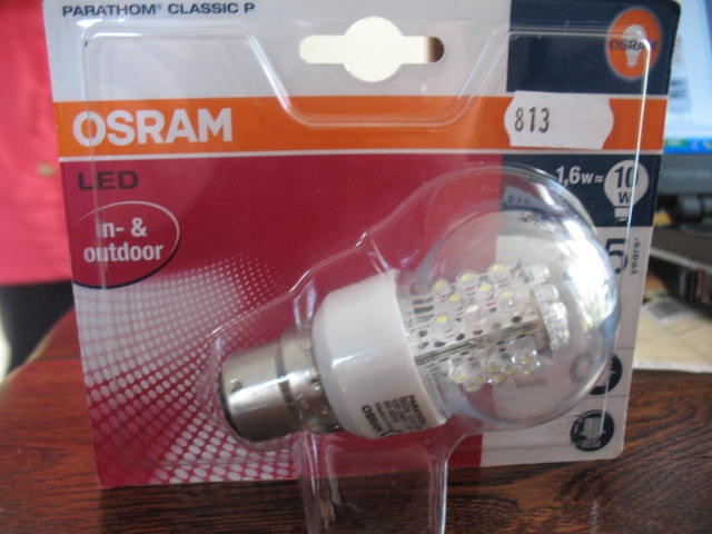 Zarówka b22d led Parathom CL P 85007 cool white 1,6W ok.10W Osram wewn ... Zarówka b22d led Parathom CL P 85007 cool white 1,6W ok.10W Osram wewn ...